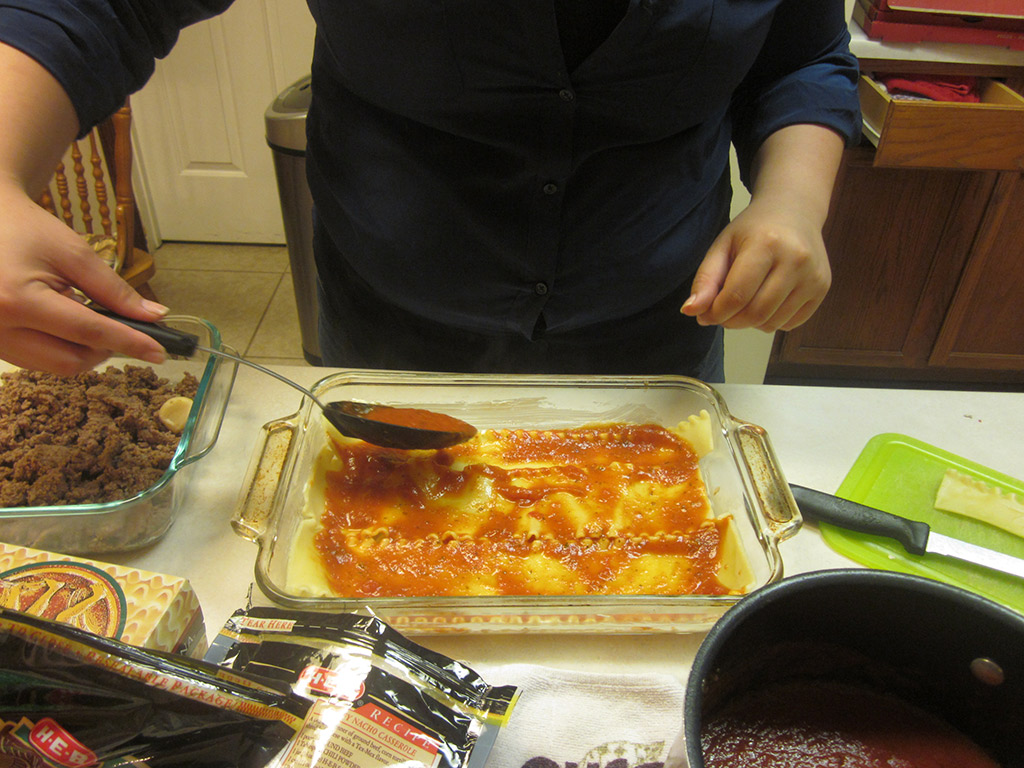 Meat and Cheese Lasagna